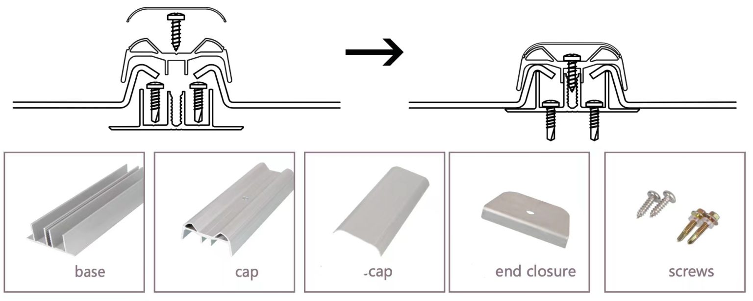 Polycarbonate Locking Roof system - Excelite